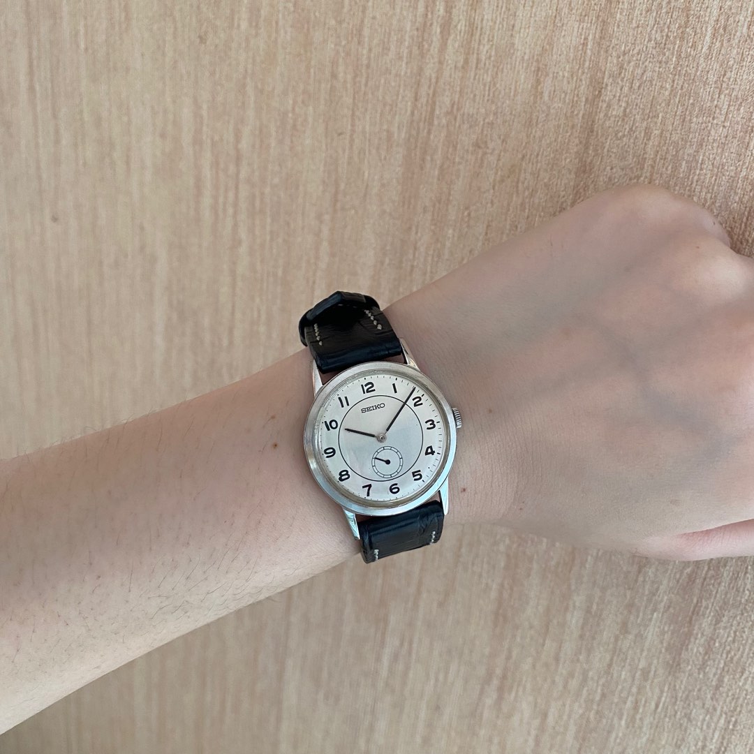 Jam Tangan Vintage Seiko Sub Second Manual Winding Swiss Movement 5328A ...