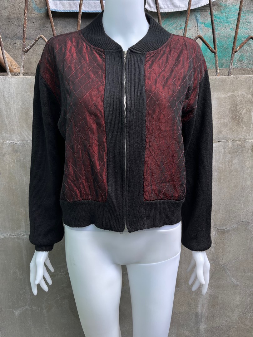 Jean Paul Gaultier Quilted Bomber, Women's Fashion, Activewear on Carousell