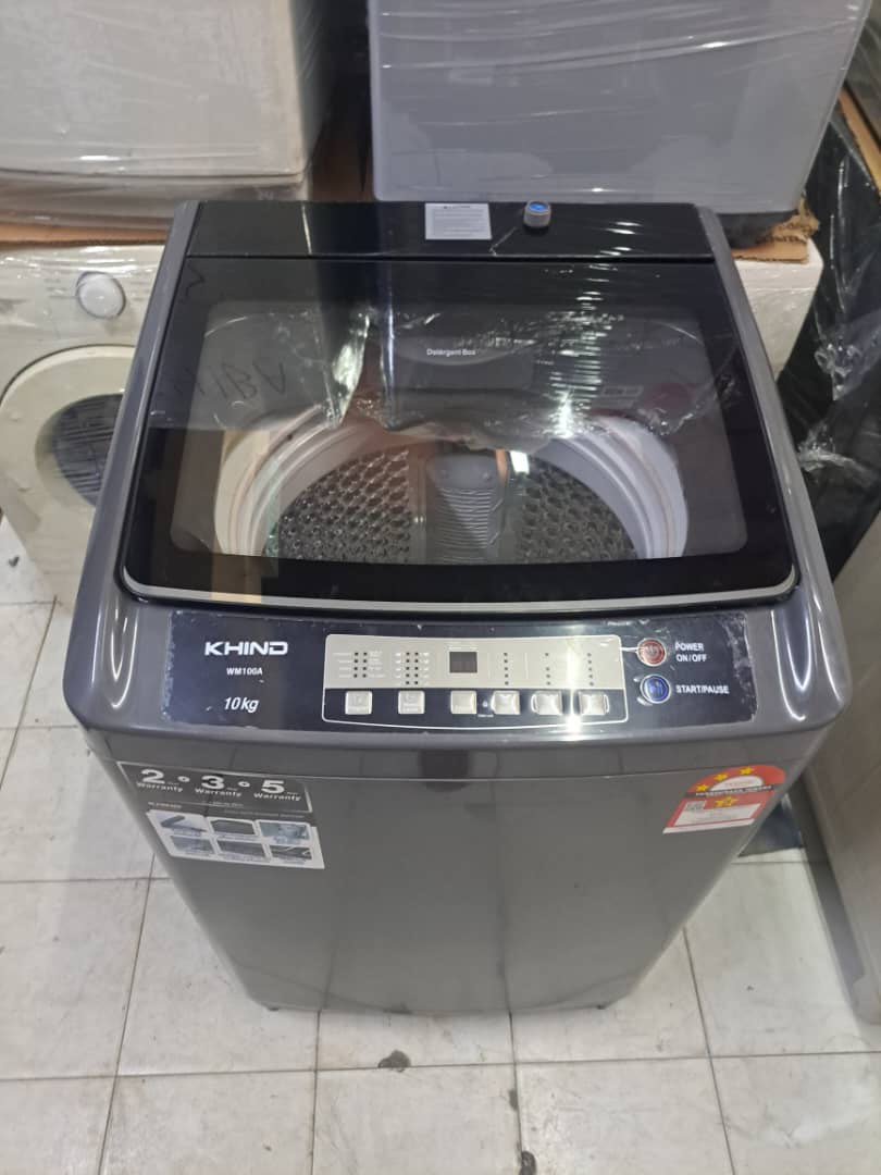 kHIND 10kg full autocratic washing machine good condition one month ...