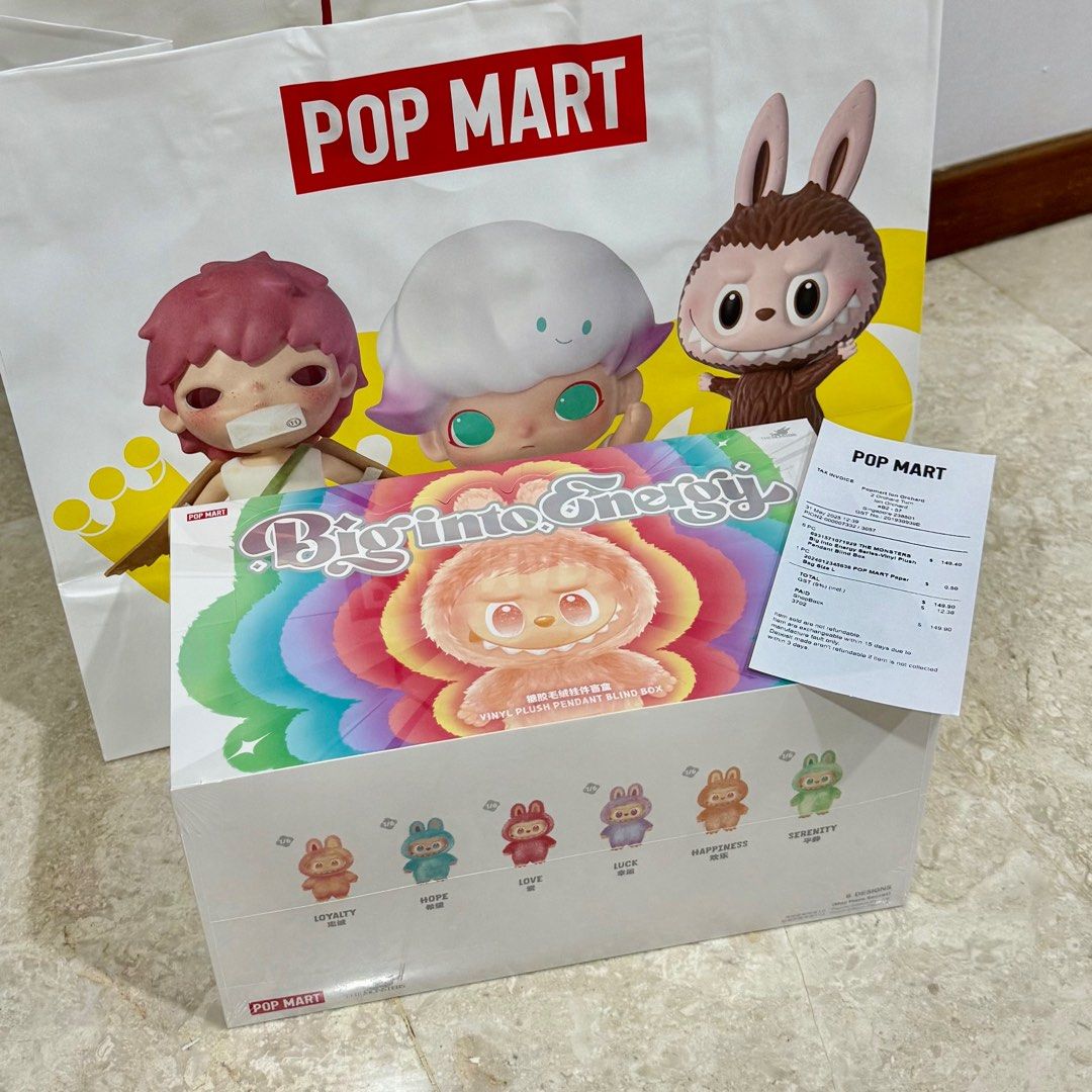 LABUBU V3 The Monsters Big Into Energy V3 Chance Of Secret (BNISB ...