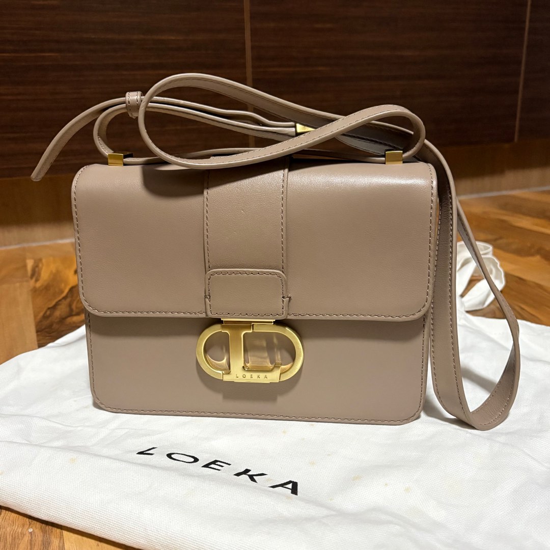 Loeka Objet Bag M - Truffle, Women's Fashion, Bags & Wallets, Shoulder ...