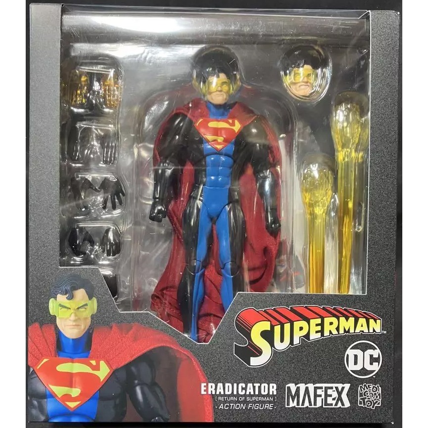 MAFEX No.219 Return of Superman Eradicator Action Figure Toy, Hobbies & Toys, Toys & Games on ...