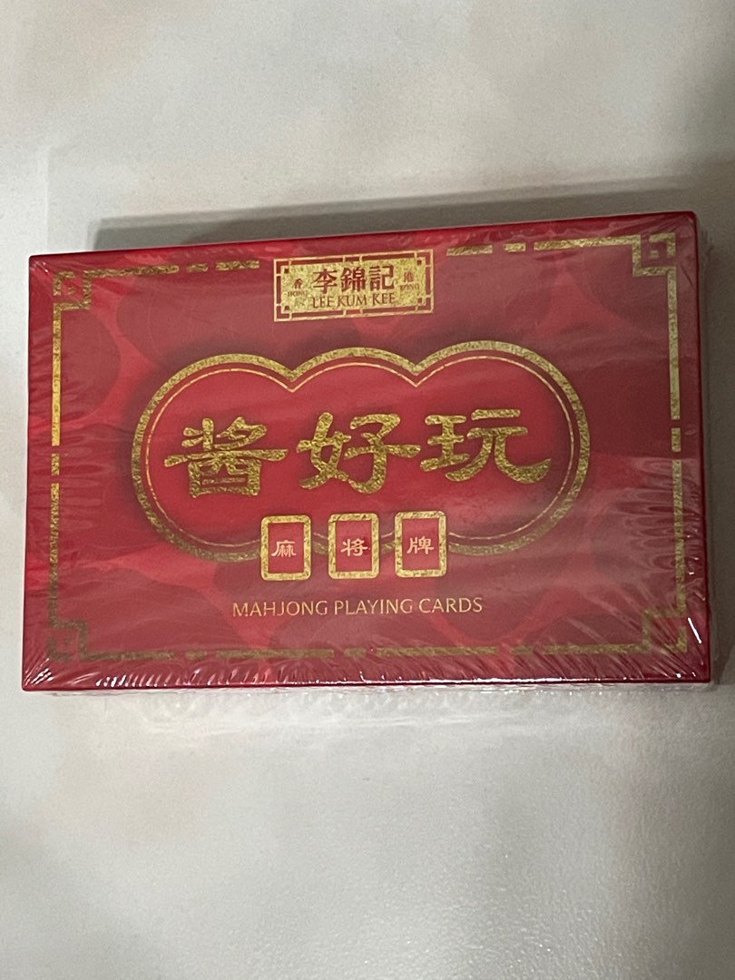 Mahjong playing cards (limited edition), Hobbies & Toys, Toys & Games ...