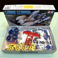 Mainan Rakit Mobil Tamiya Mini 4WD - Shining Scorpion (ORIGINAL), Serba ...