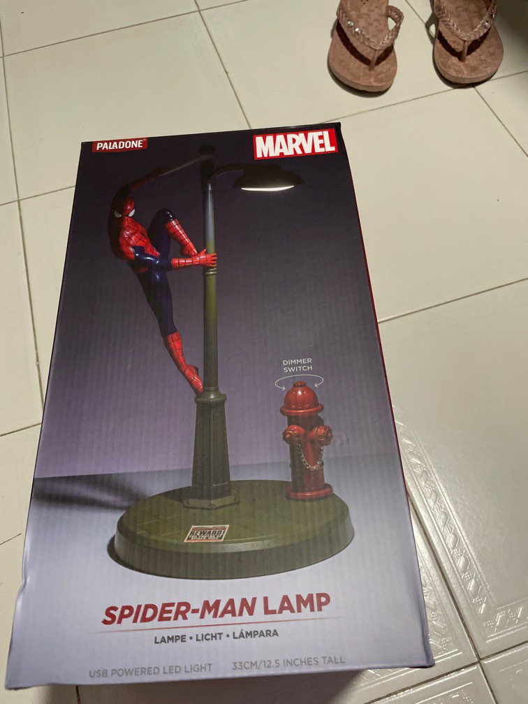 Marvel spider-man lamp, Hobbies & Toys, Toys & Games on Carousell