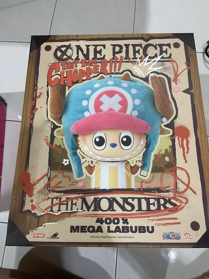 MEGA LABUBU 400% TONY TONY CHOPPER, Hobbies & Toys, Toys & Games on ...