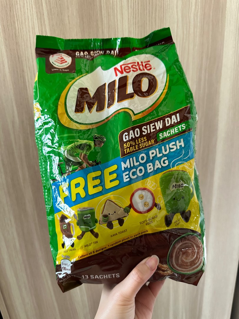 Milo Gao Siew Dai with Milo Tin Plushie, Food & Drinks, Other Food ...