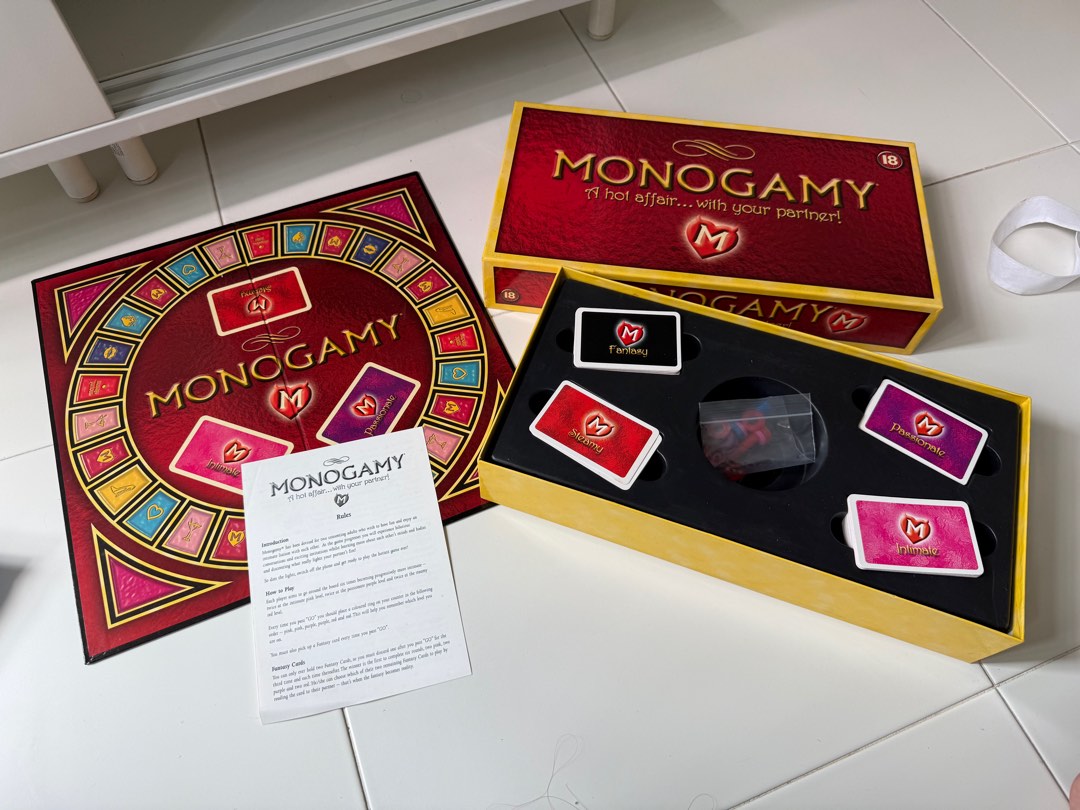 Monogamy Board Game - A Hot Affair With Your Partner, Hobbies & Toys ...
