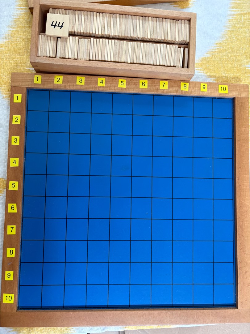 Montessori Hundred Board Set, Babies & Kids, Baby Nursery & Kids ...