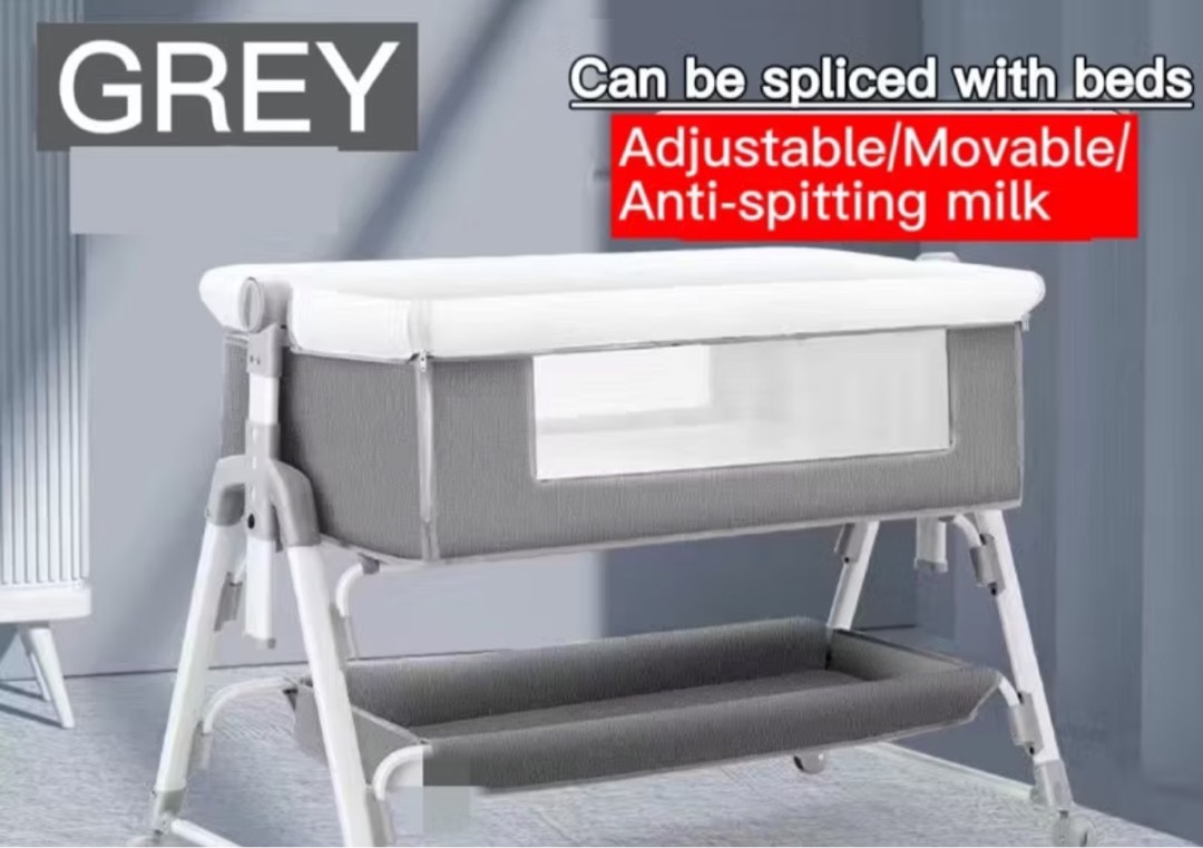 Multifunctional Foldable Baby Cot Crib Removable Newborn Anti Spitting ...