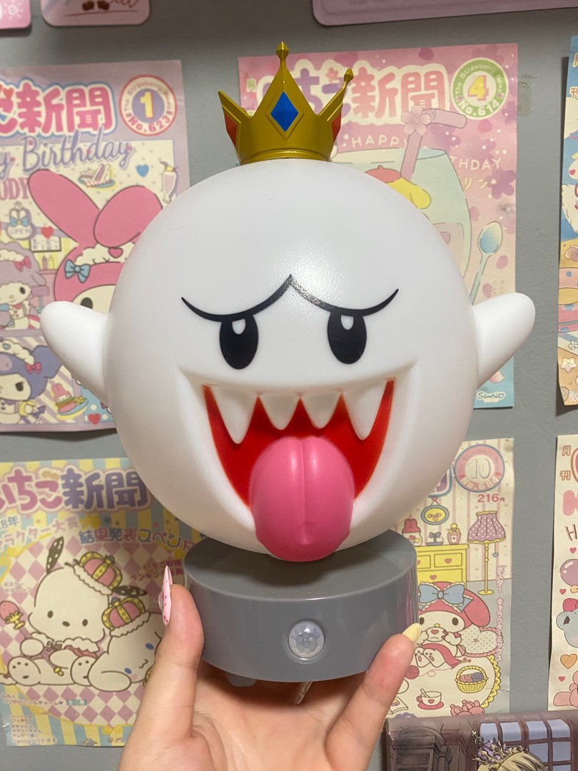 Nintendo Super Mario King Teresa King Boo Sensor Light Lamp | taito ...