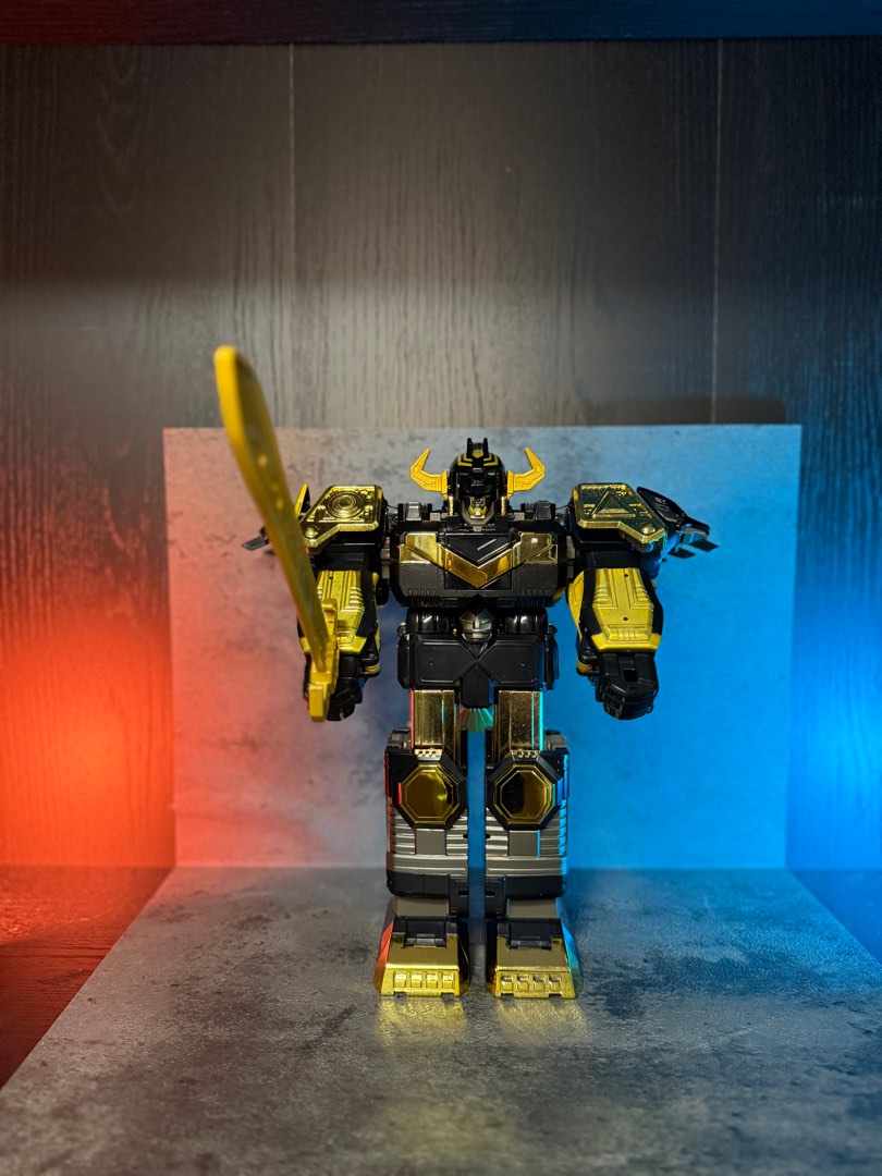 (Original Toy Figure) Bandai Power Rangers DX | Black Gingaman Gingaioh ...