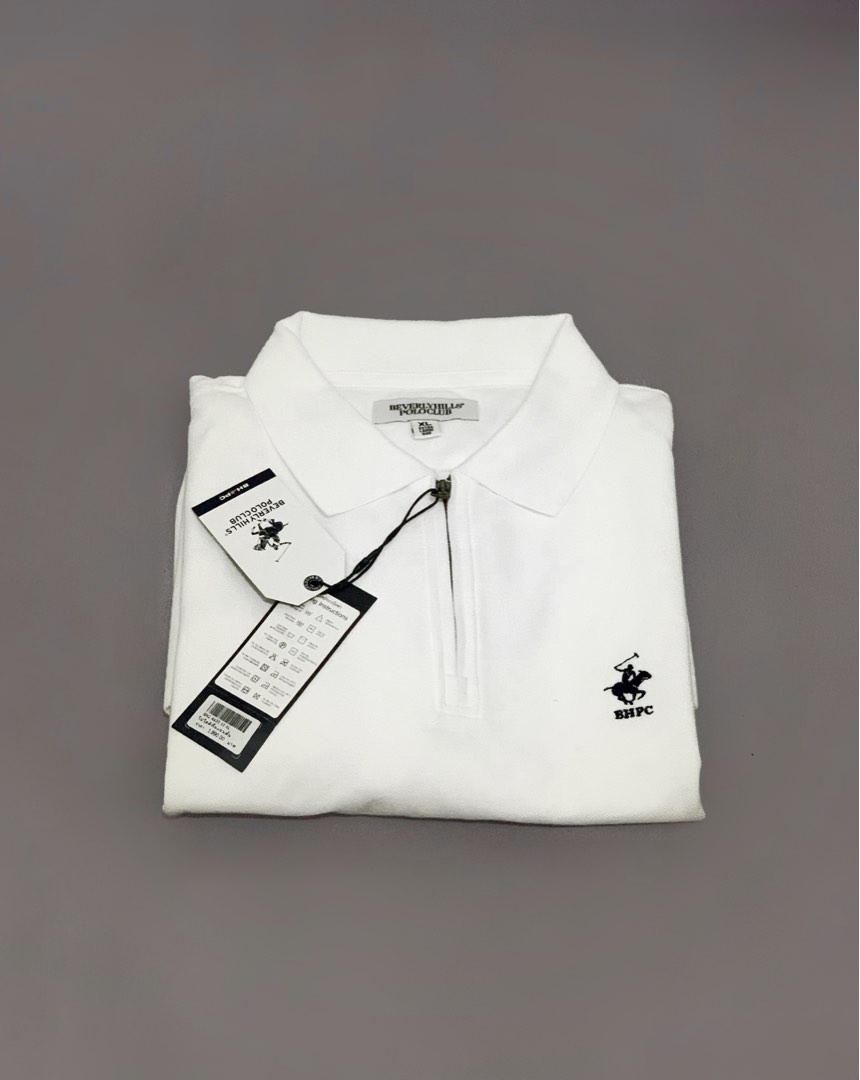 Original BHPC White Polo Shirt, Men's Fashion, Tops & Sets, Tshirts ...