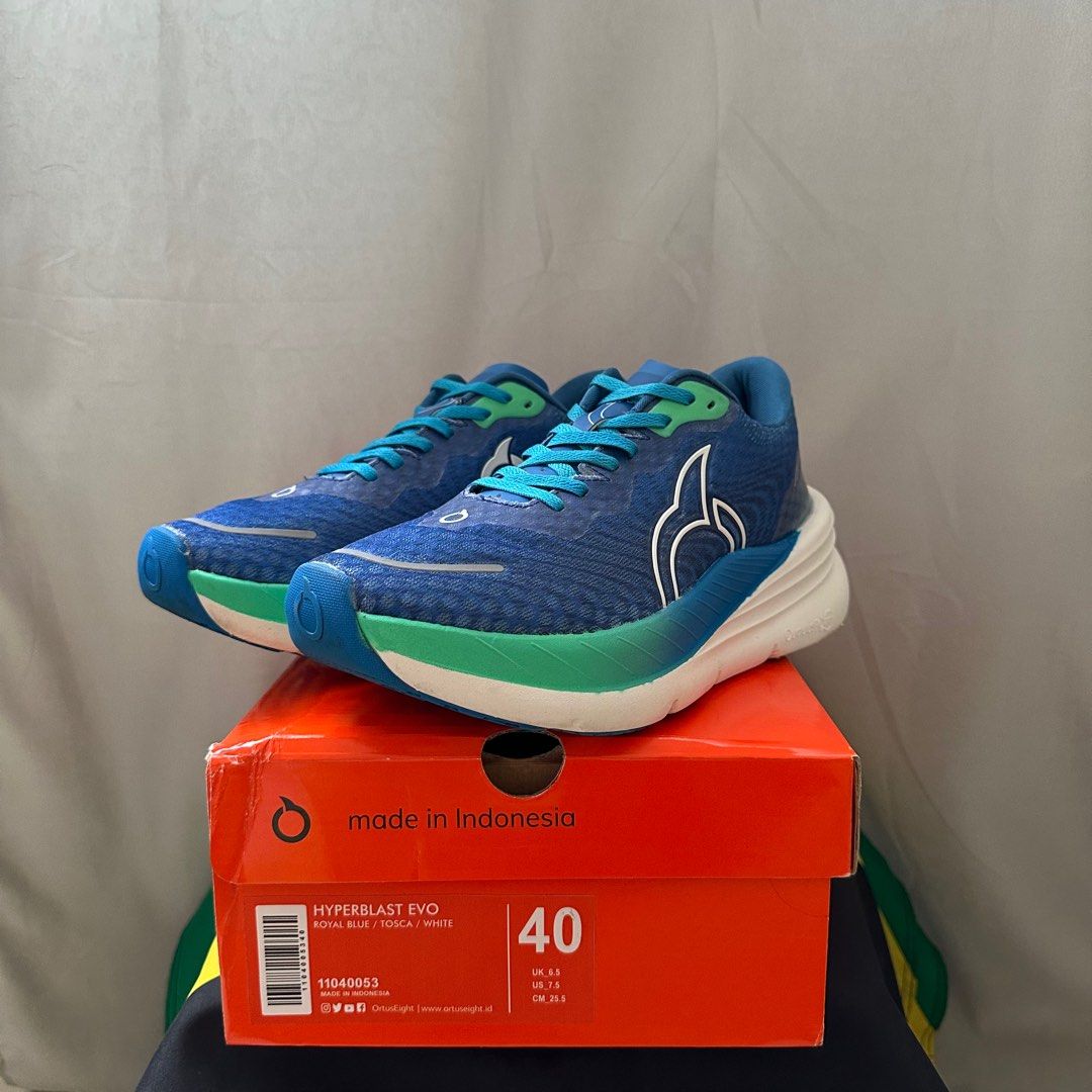 Original Ortuseight Hyperblast Evo Royal Blue size 40 25.5cm running ...