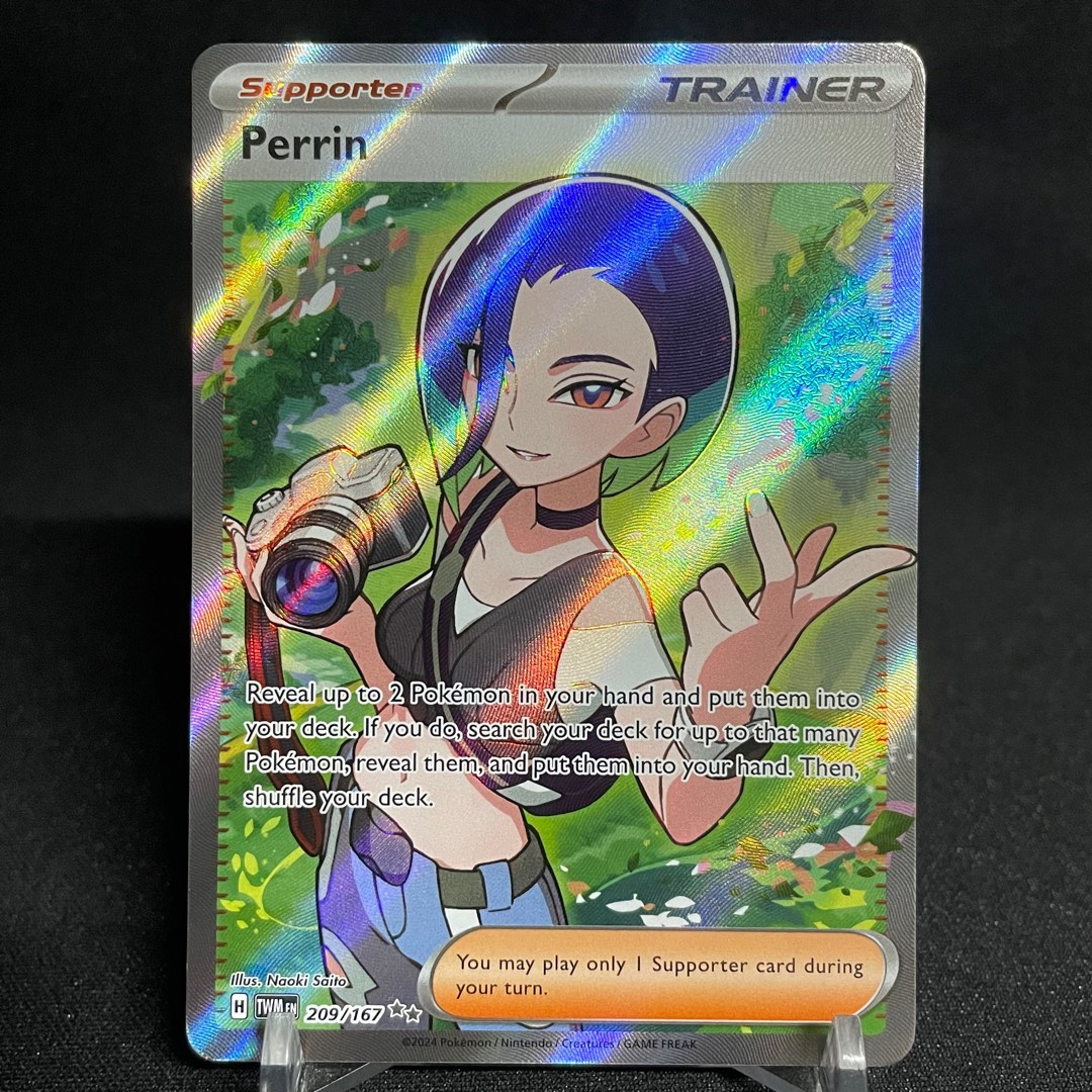 Perrin 209/167 2024 twilight masquerade pokemon tcg cute pokemon cards ...