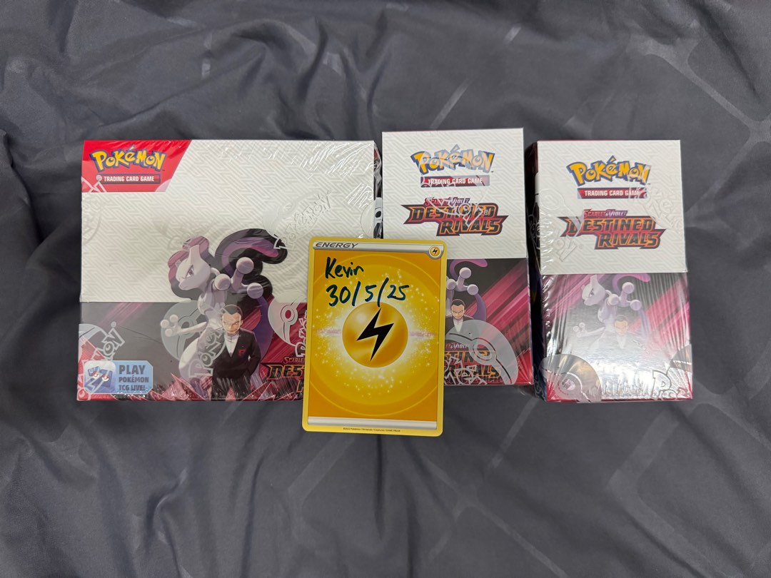 Pokemon Destined Rival Booster Box and Half Booster Box, Hobbies & Toys ...