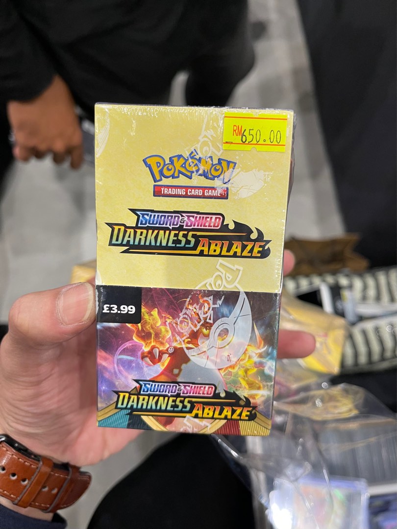 WTS/WTT Pokemon TCG Darkness Ablaze Half Booster Box, Hobbies & Toys ...