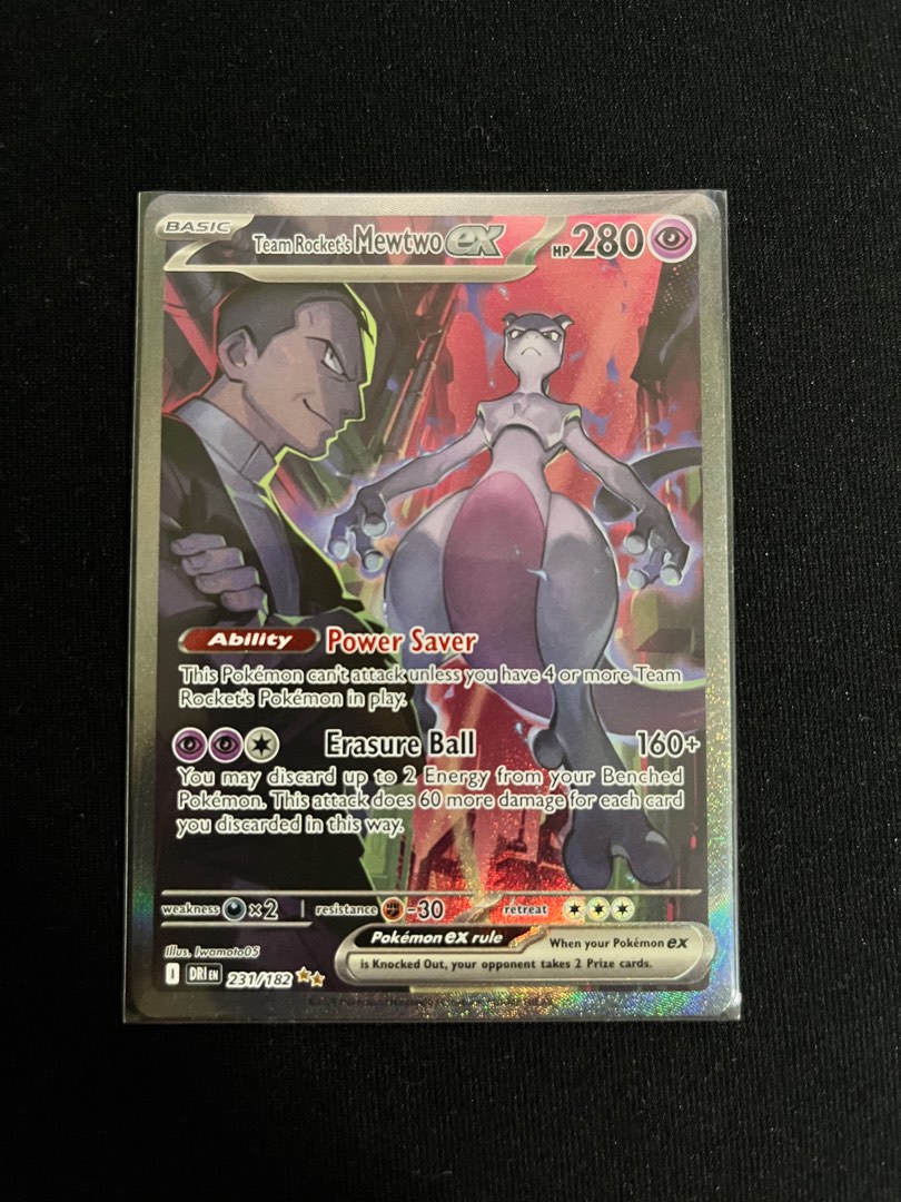 Pokemon Team Rocket Mewtwo SIR [English], Hobbies & Toys, Toys & Games ...