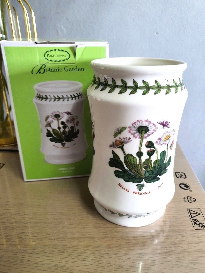 Portmeirion Utensil Jar Botanic Garden Daisy Authentic with Original ...