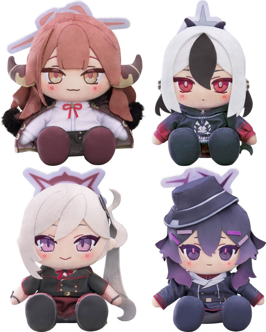 (Preorder) Chocopuni Plushie Blue Archive Aru, Kayoko, Haruka, Mutsuki ...
