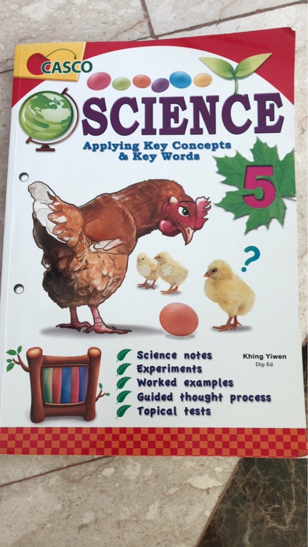 Pri 5 CASCO Science Textbook Applying Key Concepts & Key Words, Hobbies ...