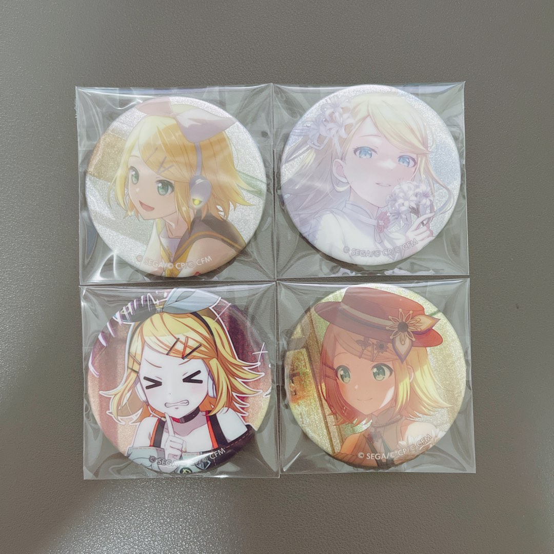 Project Sekai Rin Badge Set, Hobbies & Toys, Memorabilia & Collectibles ...