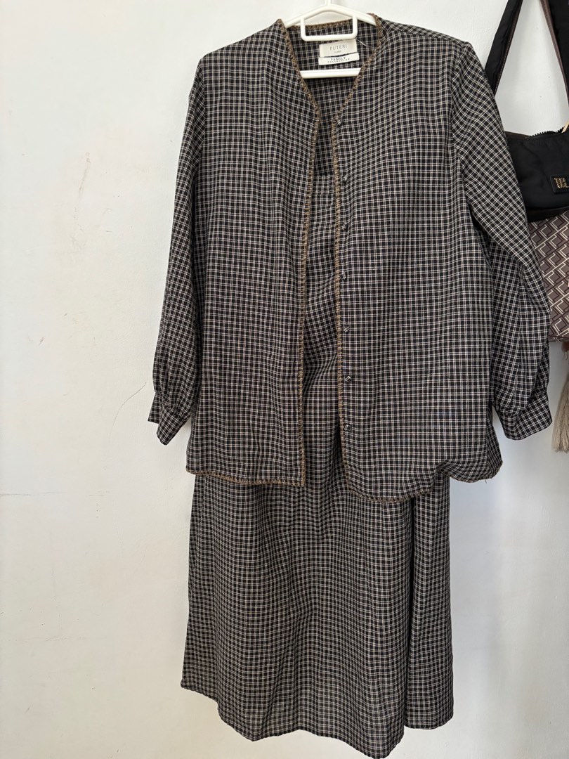 Puteri Kurung Set - Black in XL size / Baju raya haji / baju kenduri ...