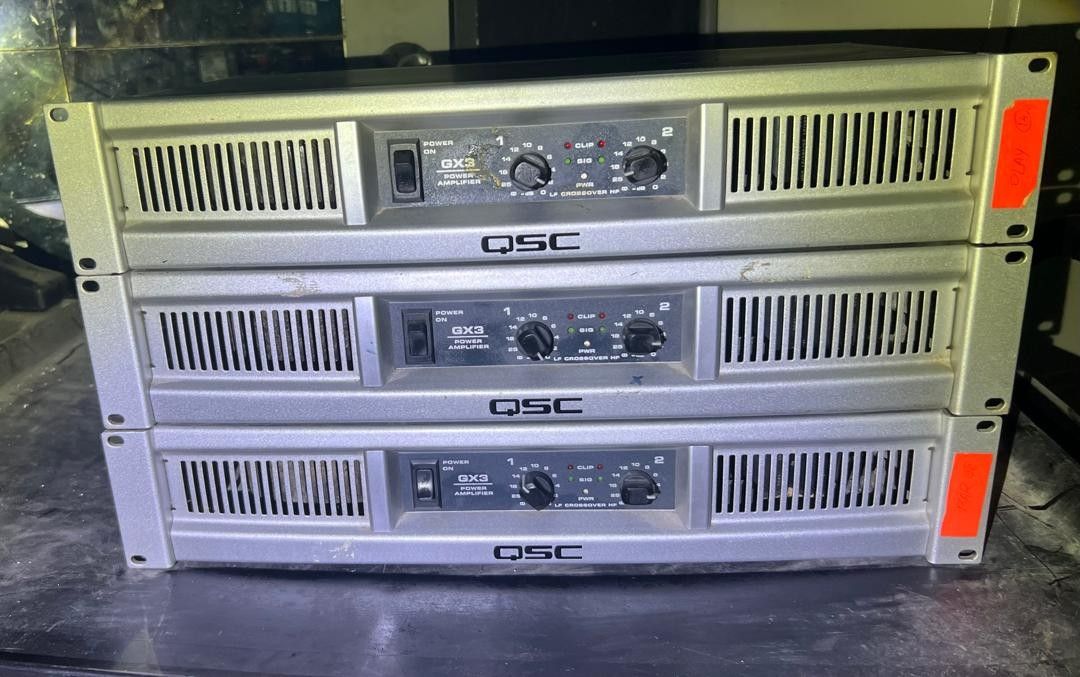 QSC GX3 POWER AMPLIFIER, Audio, Soundbars, Speakers & Amplifiers on ...