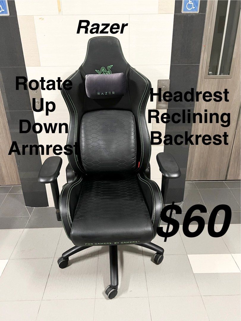 Razer gaming ergonomic chair for gamer executive director office ...