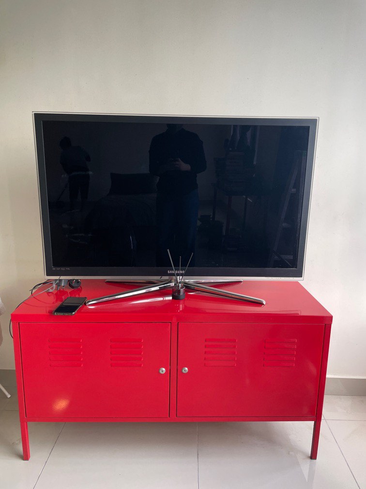 Red Tv Console, Furniture & Home Living, Furniture, TV Consoles on ...