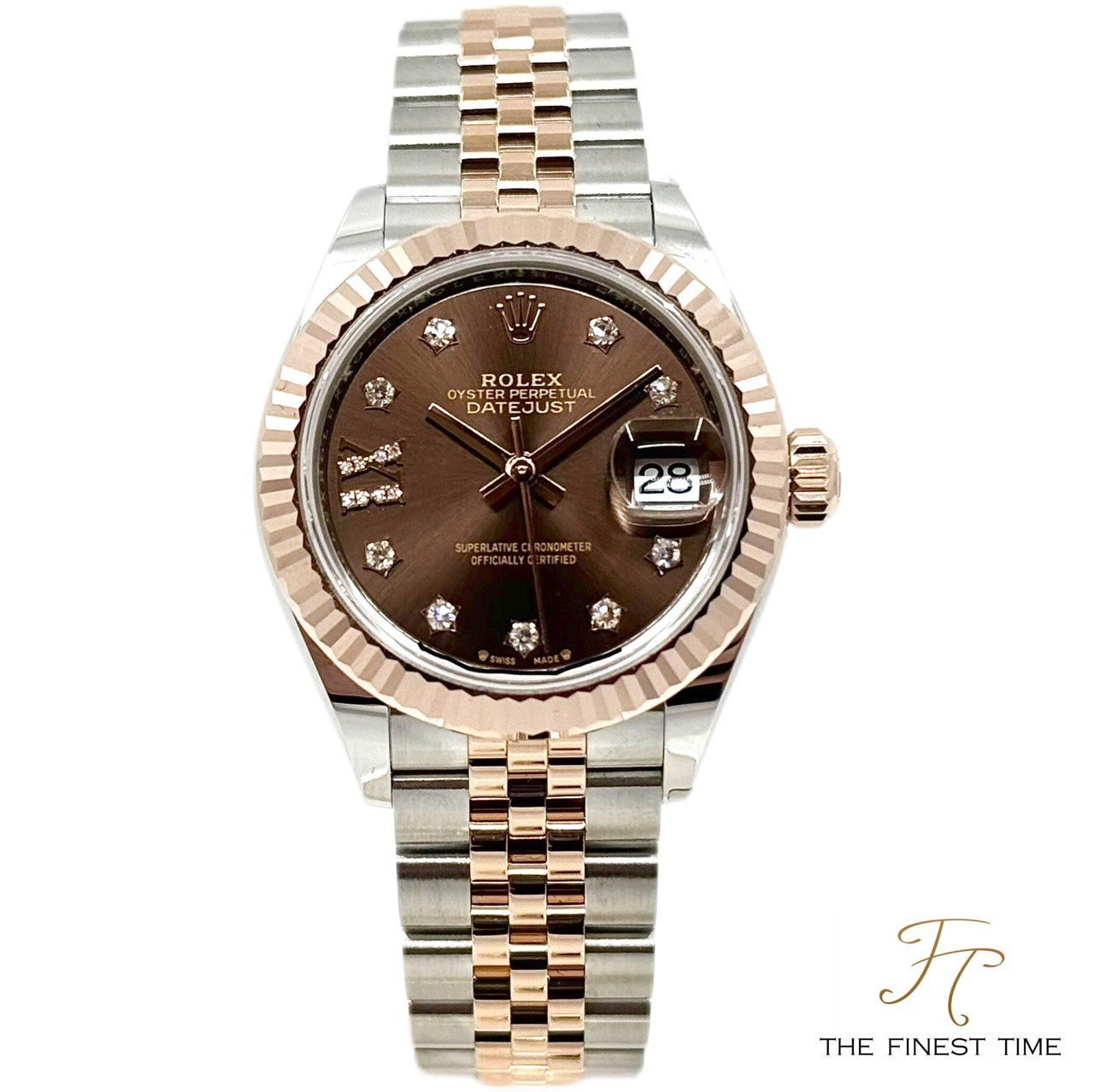 Rolex Datejust 28 279171 Chocolate Star Diamonds 279171 Choco Star ...