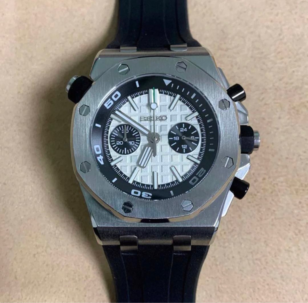 [NEW] Seiko Mod AP Offshore Chronograph, Men's Fashion, Watches ...