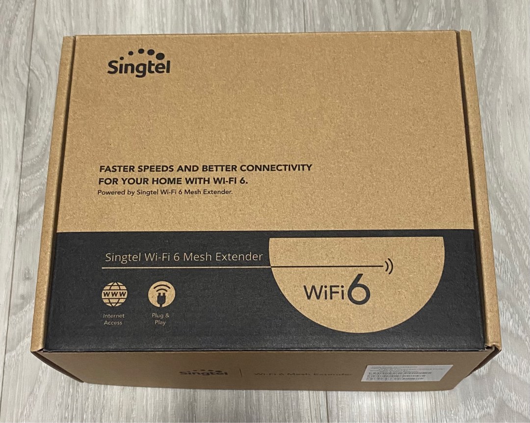 Singtel WiFi 6 Mesh Extender (AX5400) (Slight Nego!), Computers & Tech ...