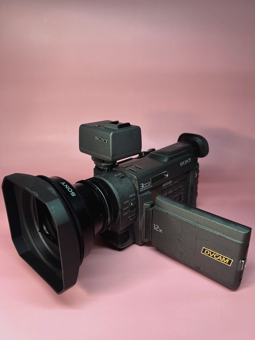 Sony DSR PD-100 Camcorder with Sony 0.7x Wide Conversion Lens and ...