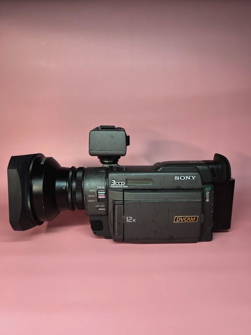 Sony DSR PD-100 Camcorder with Sony 0.7x Wide Conversion Lens and ...