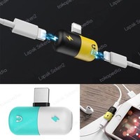 Splitter Audio iPhone iPad Lightning 2in1 Capsule, Elektronik, Lainnya ...