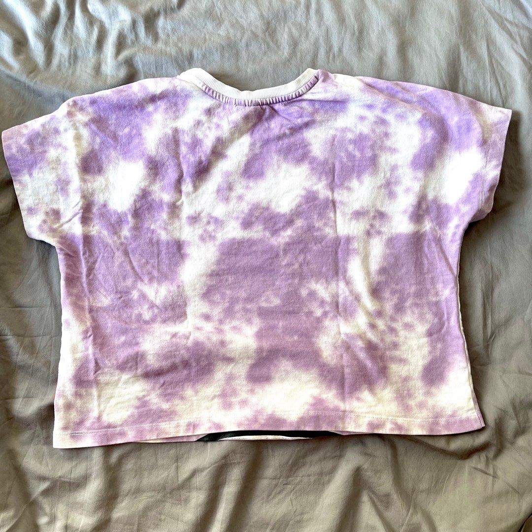 SS25. PURPLE WHITE TIE DYE CROP TOP (MAX FACTOR X SANRIO HELLO KITTY ...