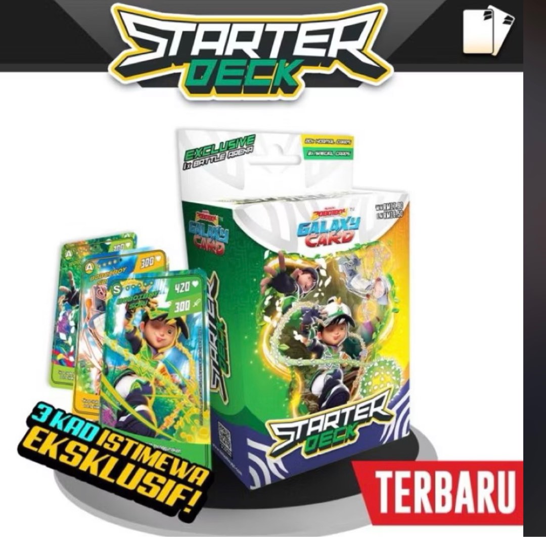 Starterdeck V2 Boboiboy, Hobbies & Toys, Collectibles & Memorabilia, Vintage Collectibles on ...