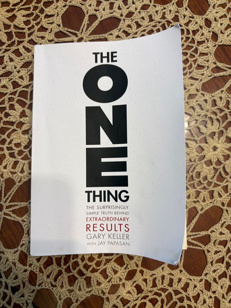 The One Thing by Gary Keller, Hobbies & Toys, Books & Magazines ...