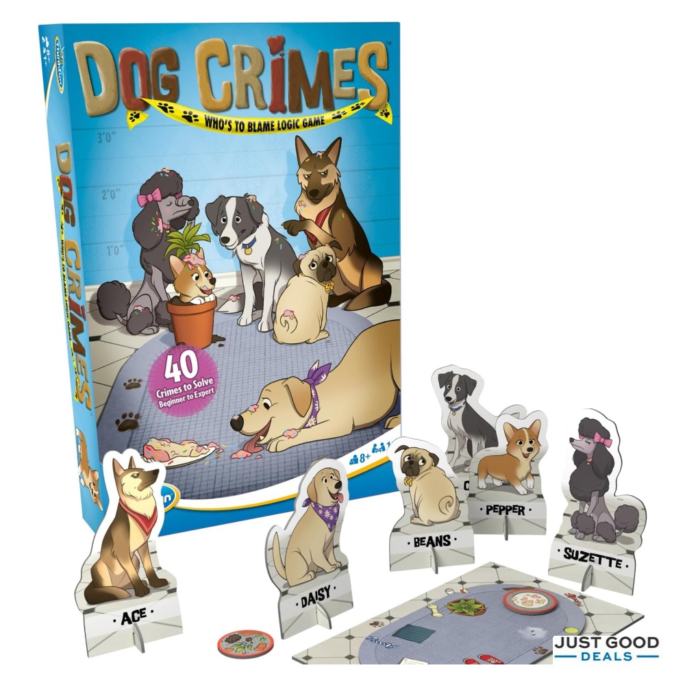 Think Fun 1552 Dog Crimes Logic Game and Brainteaser for Boys and Girls ...