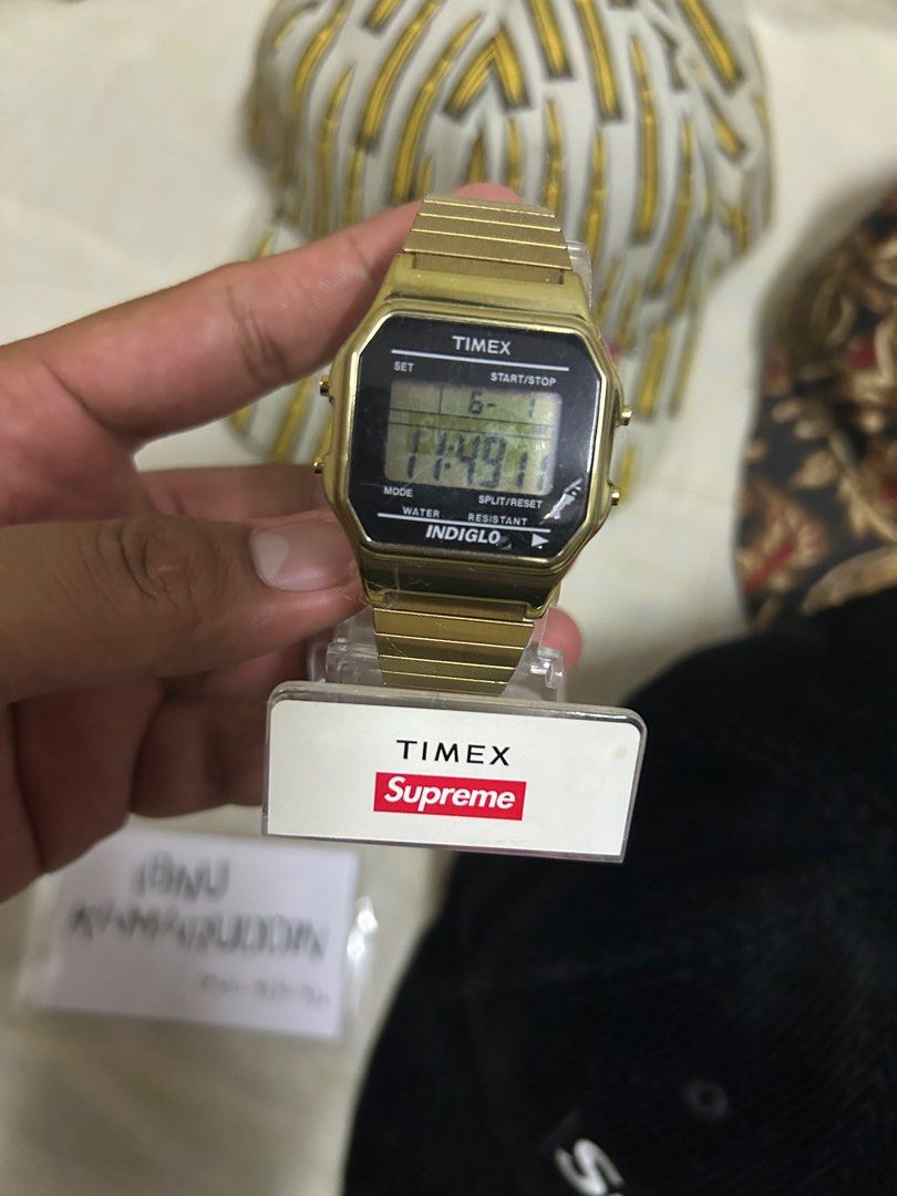 Timex X New Era X Supreme Lot, Men's Fashion, Watches & Accessories ...