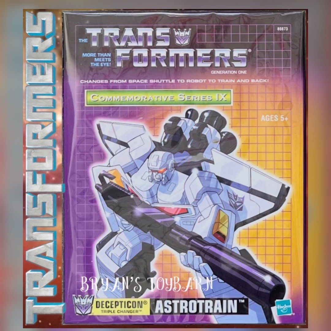 Transformers Astrotrain Triple Changer Commemorative Action Figures ...