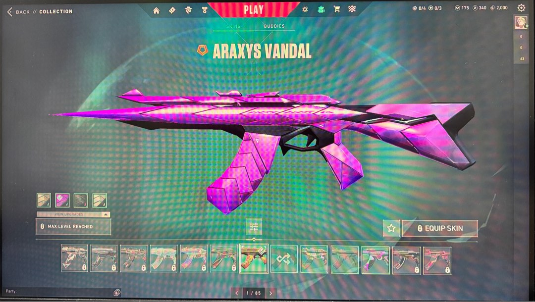 Valorant Account: Ascendant with premium skins, Video Gaming, Video ...