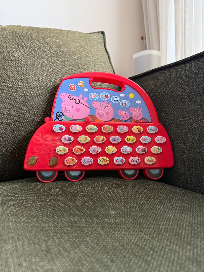 VTech Peppa Pig Learn & Go Alphabet Car Learning Toy, Hobbies & Toys ...