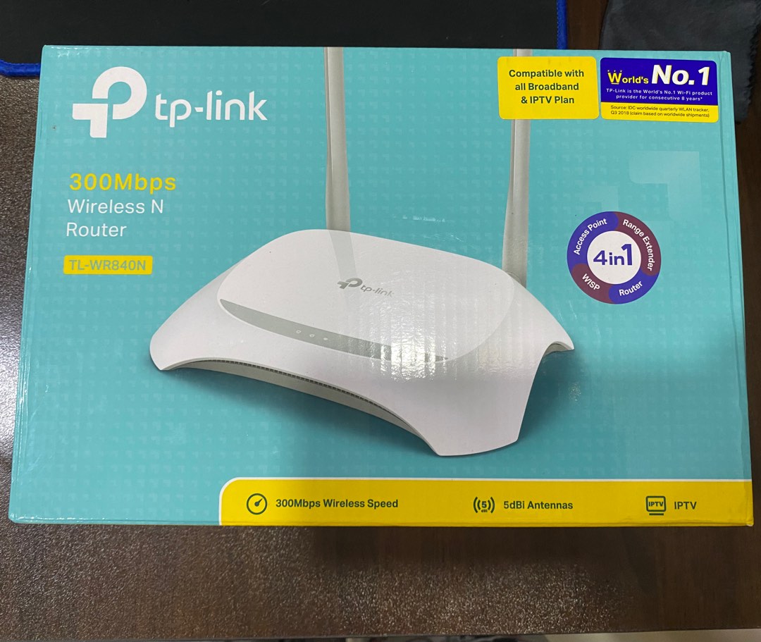 Wifi Router TP Link TL-WR840N, Computers & Tech, Parts & Accessories ...