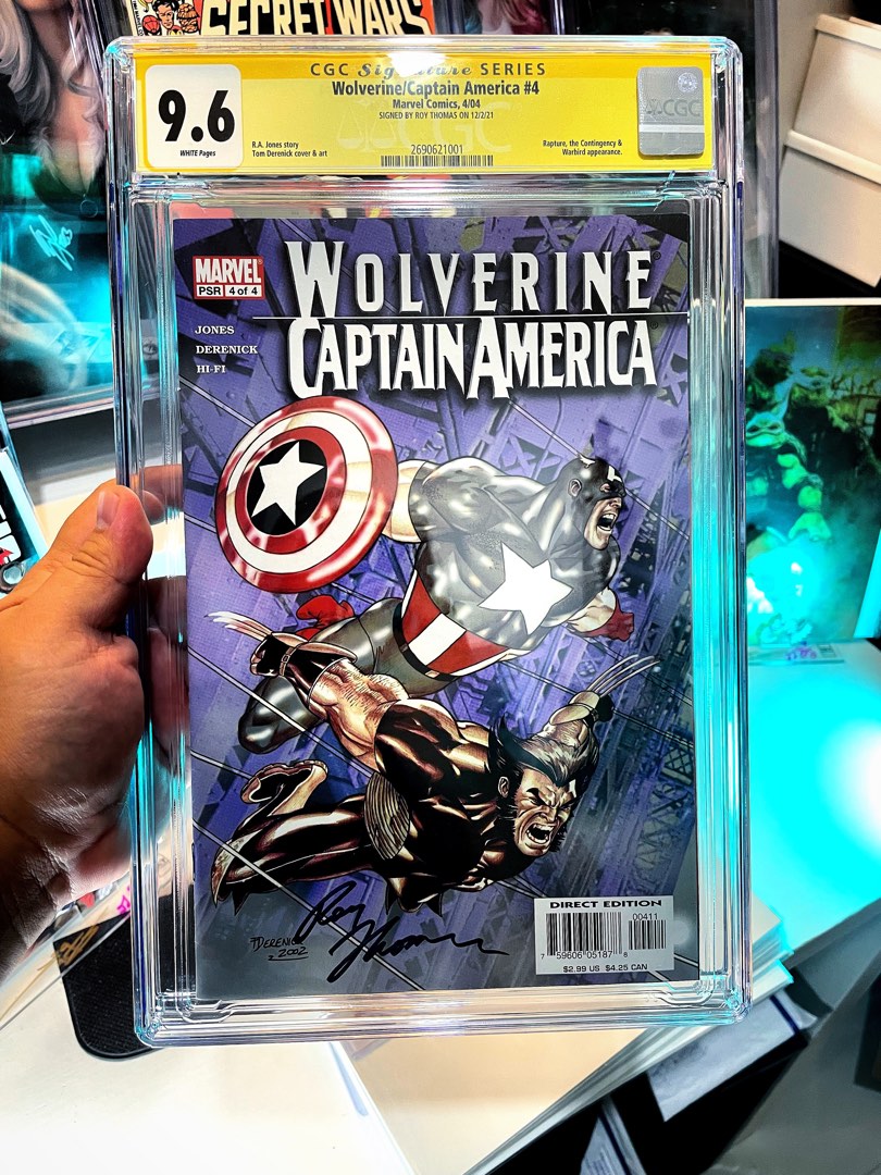 Wolverine / Captain America #4 signed by Roy Thomas - 96Komix, Hobbies ...
