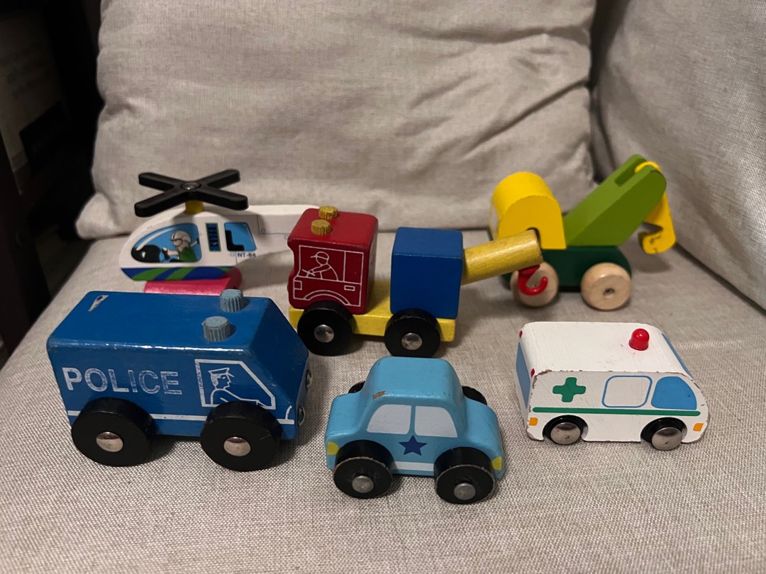 Wooden Baby Mini Cars Take all, Babies & Kids, Infant Playtime on Carousell