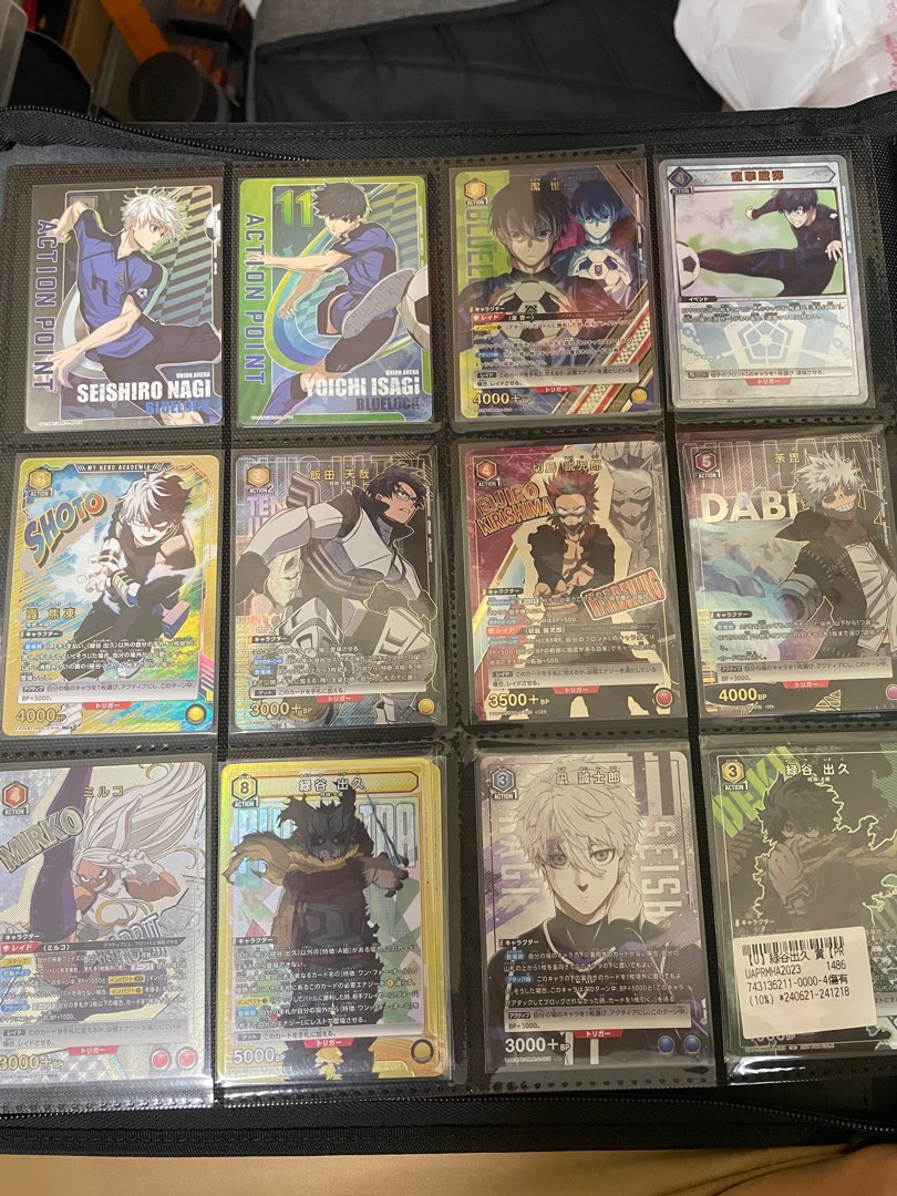 WTS CLEARANCE CHEAP UNION ARENA BLUE LOCK AND MHA MY HERO ACADEMIA ...