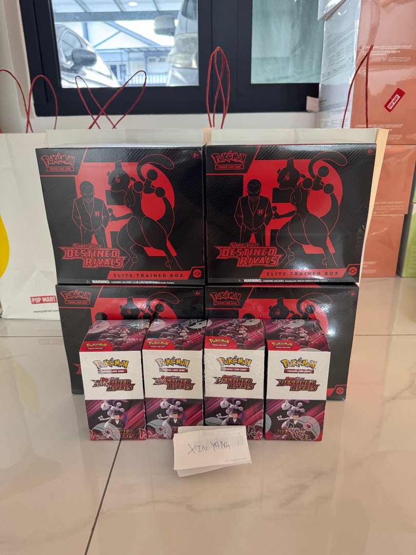 Wts sv10 pokemon tcg destined rival rm25 etb half bb, Hobbies & Toys ...