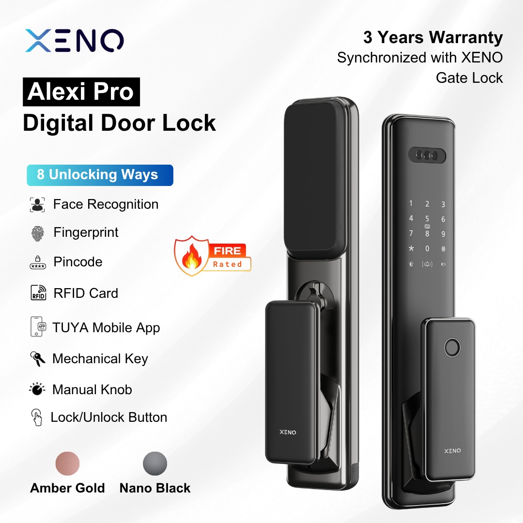 XENO Alexi Pro Digital Door Lock | Smart Lock with In-built Door Bell ...